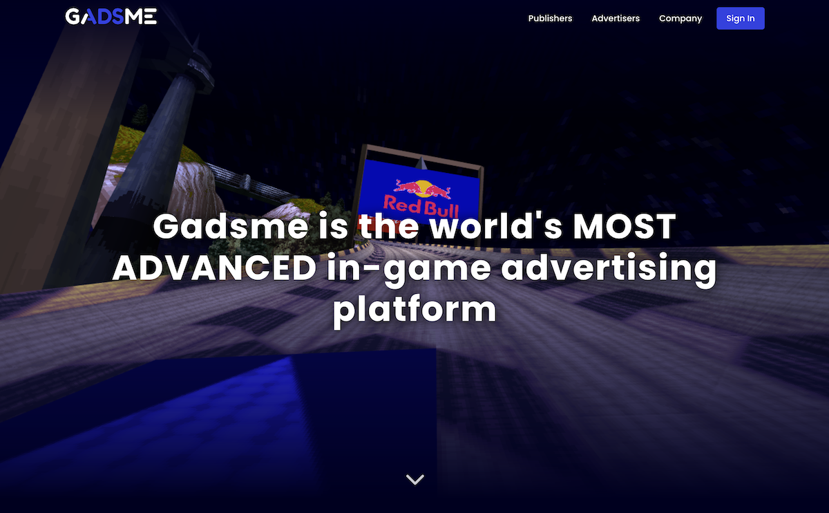 Gadsme - World's most sophisticated in-game advertising platform